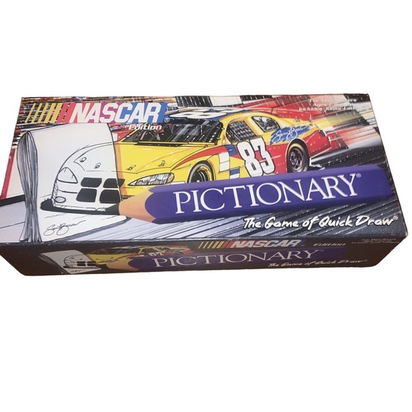 Husky | Toys | Nascar Pictanary Boardgame Race Car Edtion Pictionary ...